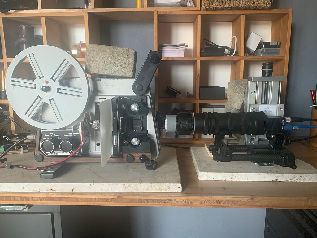 My telecine machine with Ximea camera - Kinograph Forums